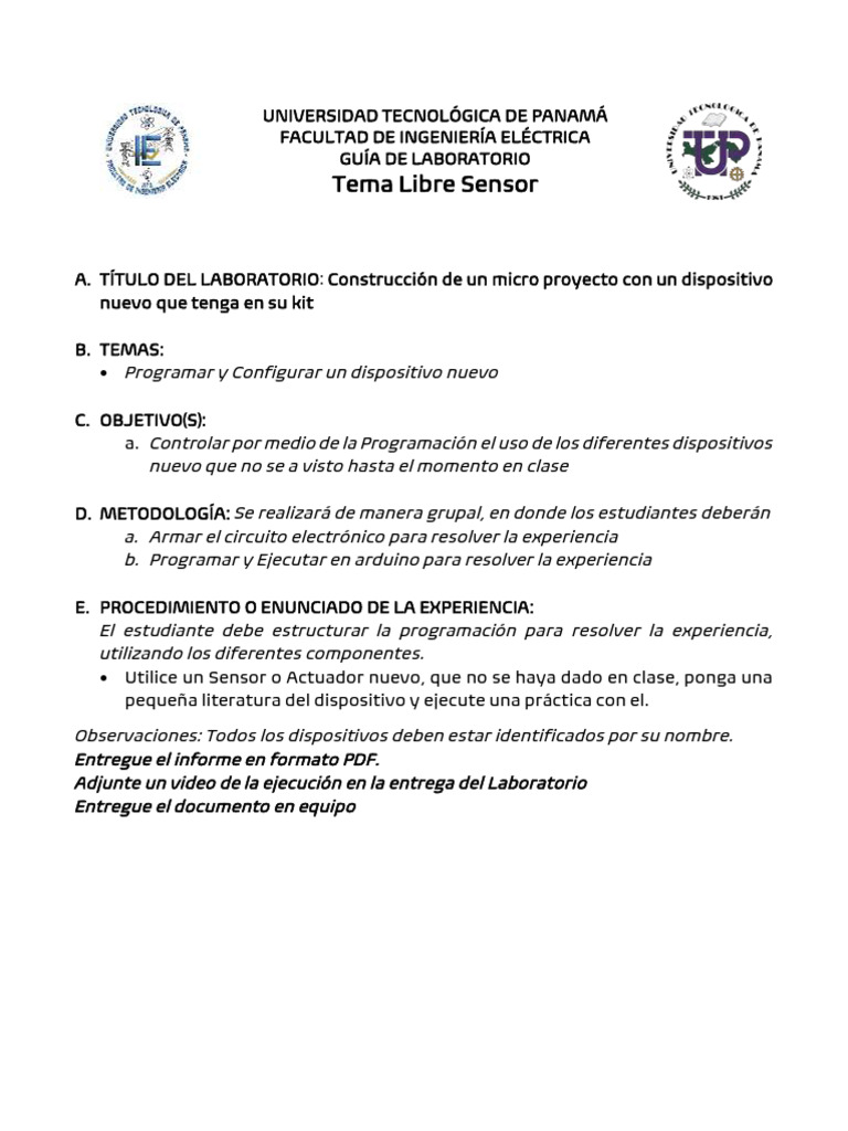Laboratorio - Tema Libre Sensor | PDF | Arduino | Biblioteca (informática)