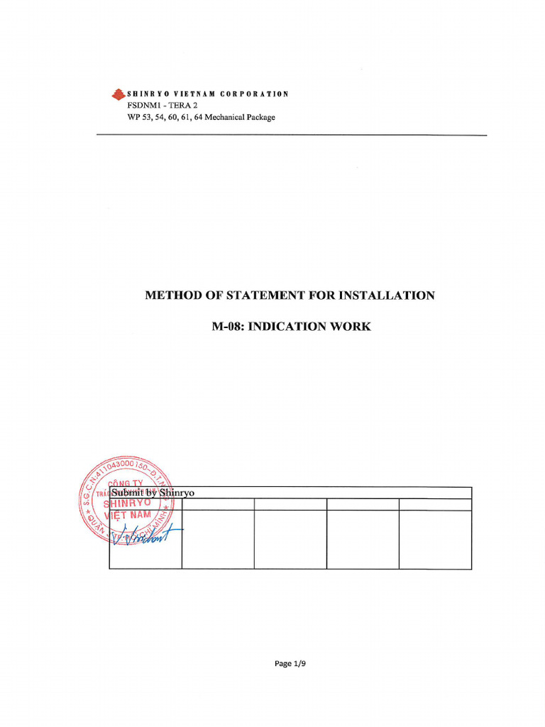 Mos - Indication Work | PDF