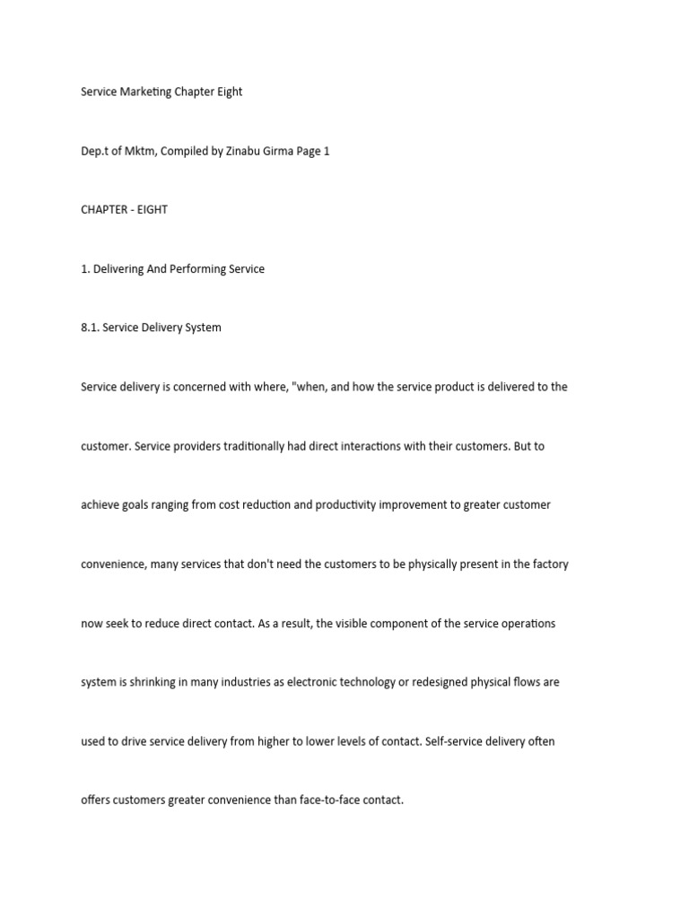 Service Marketing | PDF | Marketing | Brick And Mortar
