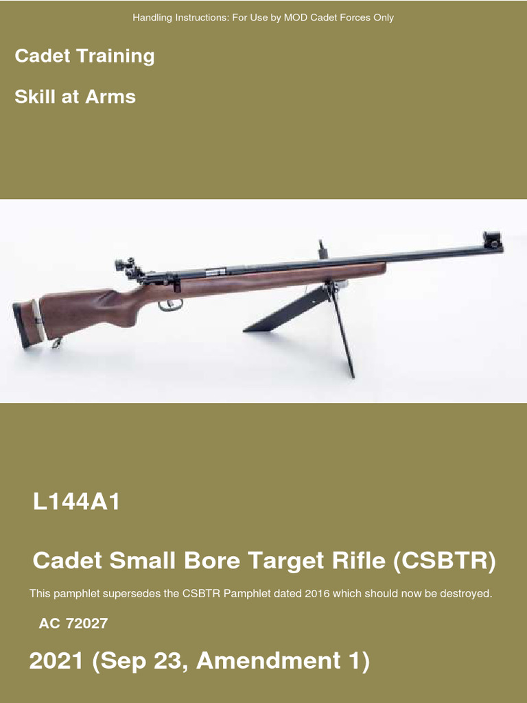 Ac72027_csbtr 21 - Amdt 1-Auth Artat | PDF | Gun Barrel | Rifle
