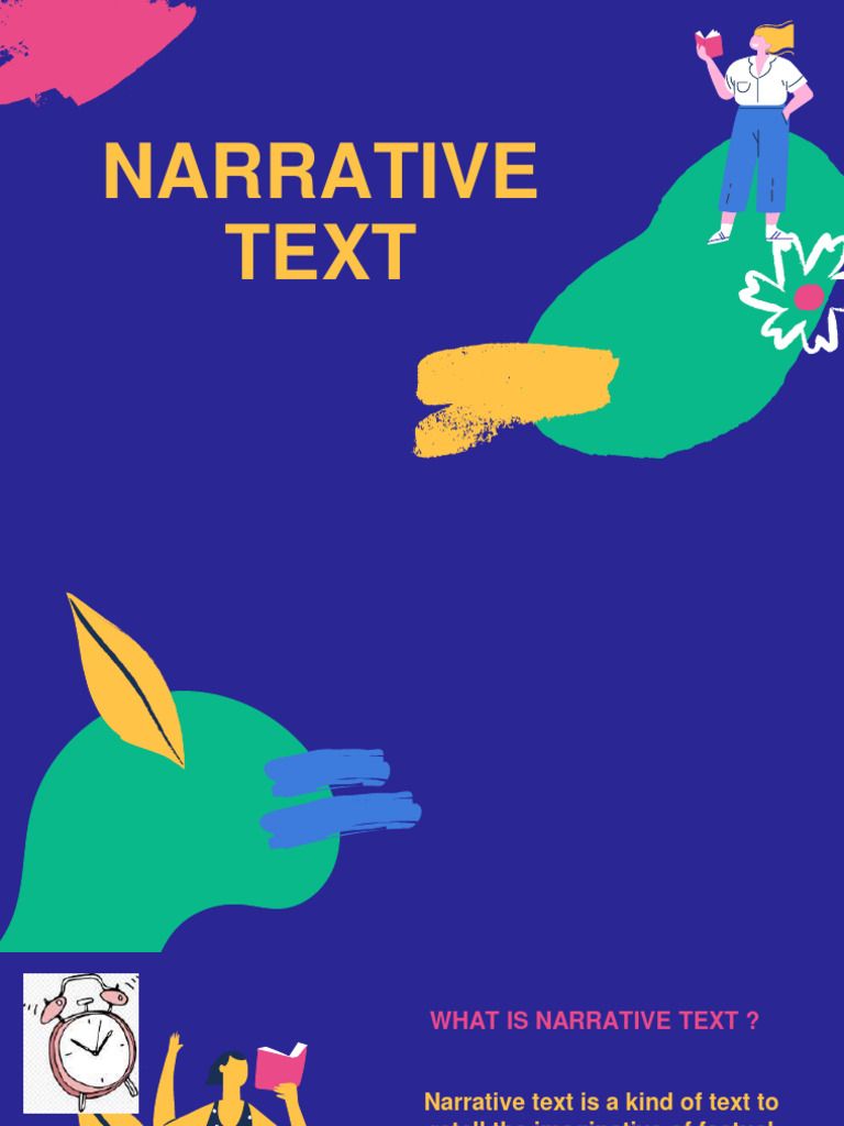 NARRATIVE TEXT - Compressed | PDF | Verb | Syntax