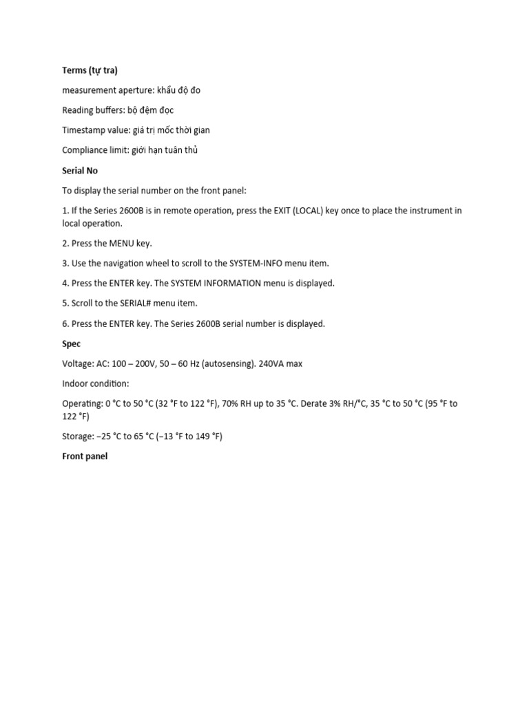Keithley 2602B | PDF