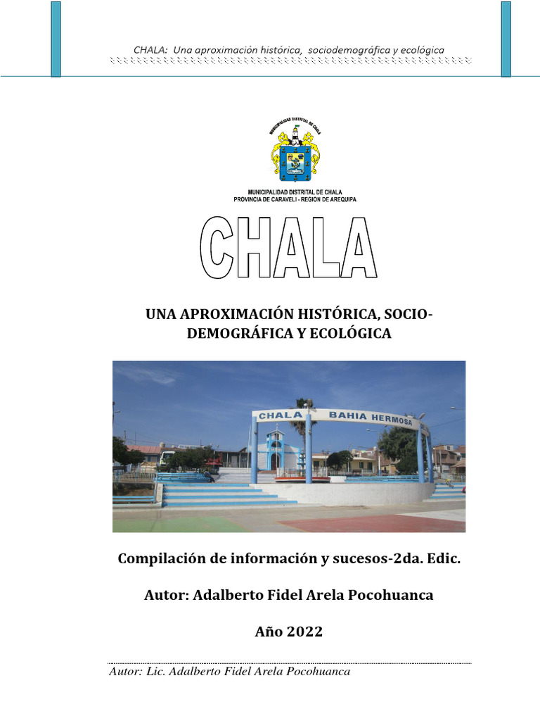 Chala: Historia y Demografía Actual | PDF | Imperio Inca | Perú