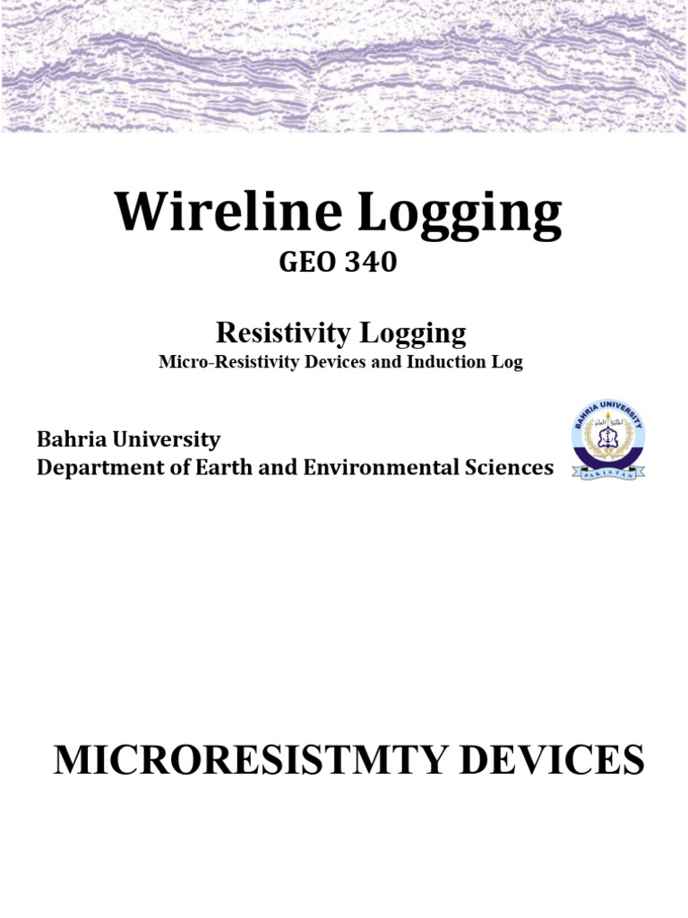 8 2 Micro Resistivity Devices and Induction Log 10012022 125222pm | PDF ...