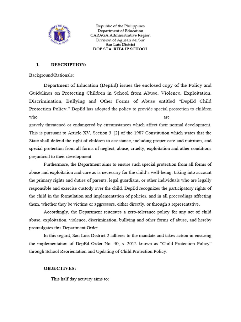 GAD Activity Design 104944 | PDF | Family | Justice