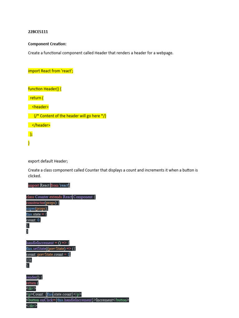 Component Creation Lab | PDF | Computer Engineering | Software Development
