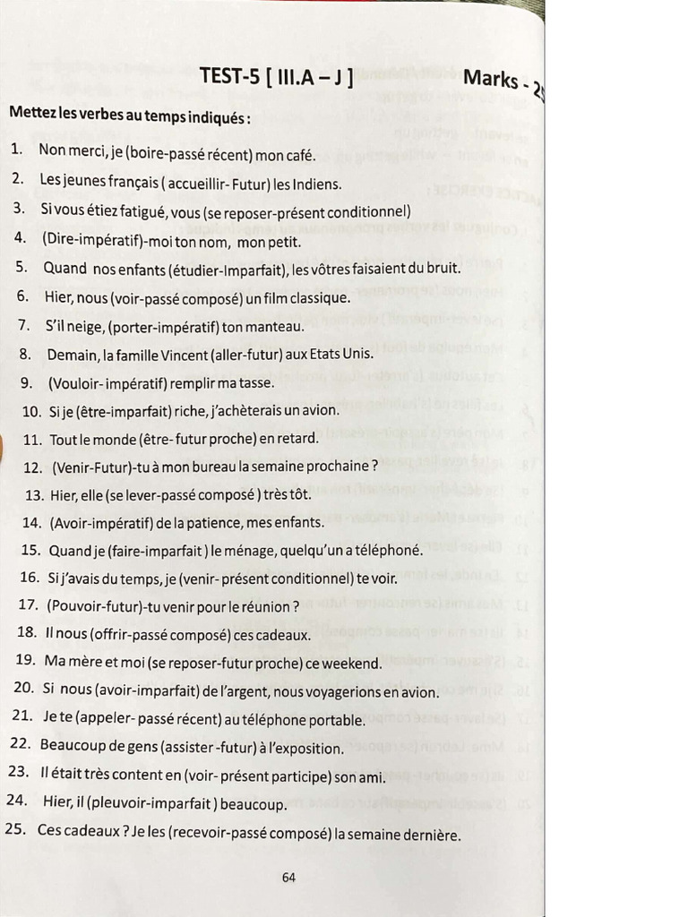 All Tenses Mixed Exercises | PDF