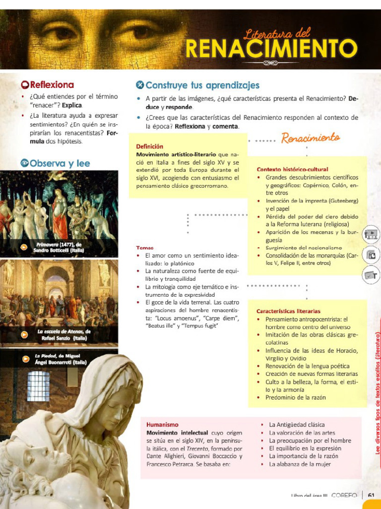 El Renacimiento para 4to | PDF