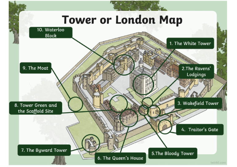 Tower of London Map (Complete) | PDF