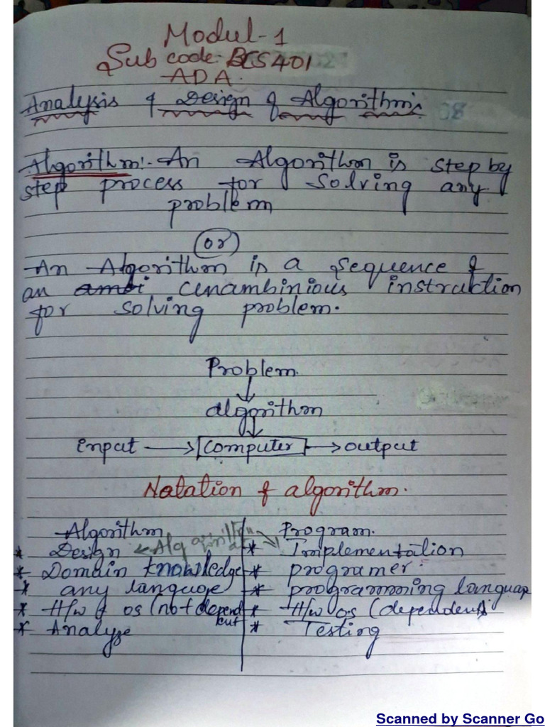 Ada Written Notes | PDF