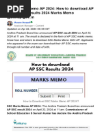 AP SSC Results 2020 Overview | PDF