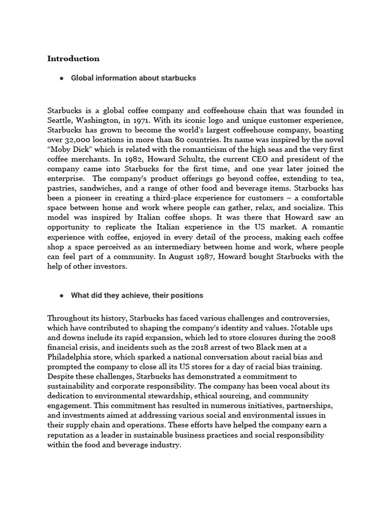 Supply Chain Starbucks | PDF | Starbucks | Supply Chain