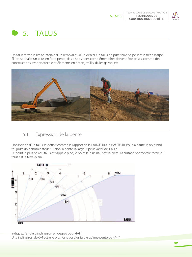 Techniques de Talus Routiers | PDF | Béton | Sol (pédologie)