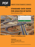 MORTH - STANDARD DATA BOOK FOR ANALYSIS OF RATES (1 ST Revision) | PDF