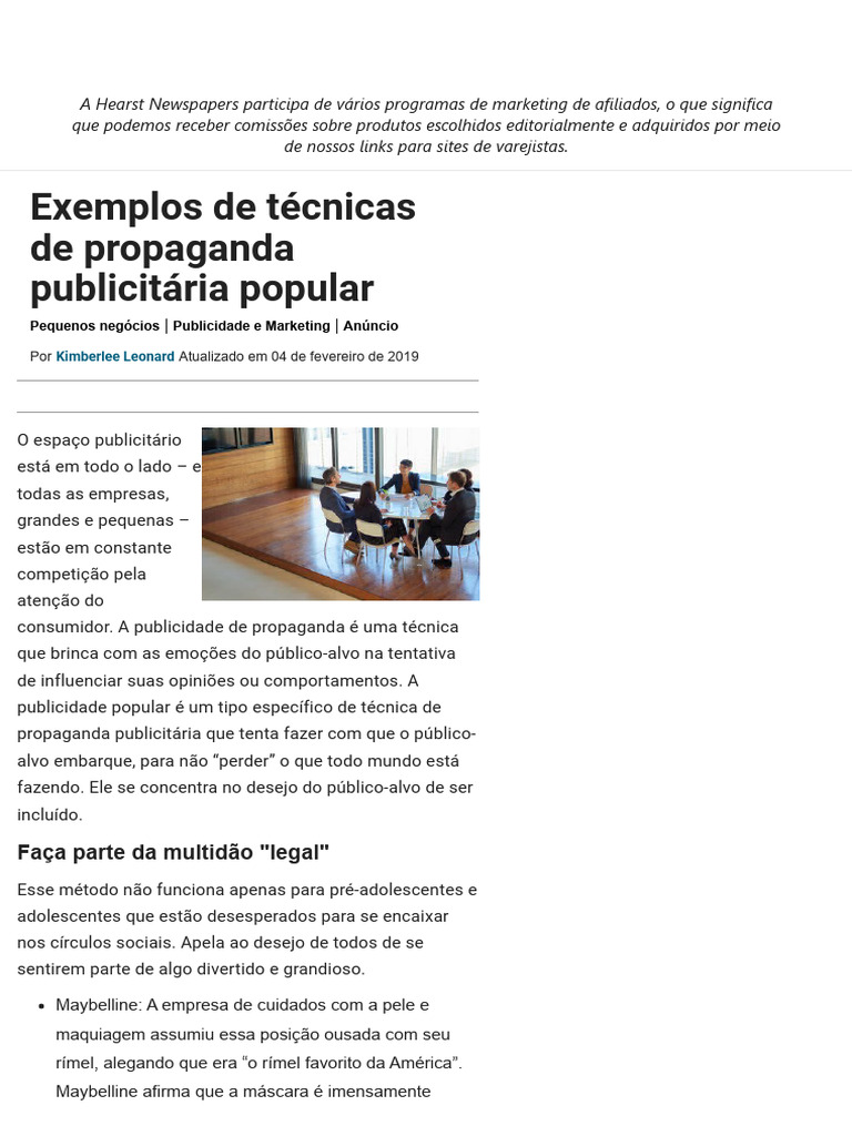 Examples of Hyperbole in Advertising | PDF | Publicidade | Propagandismo