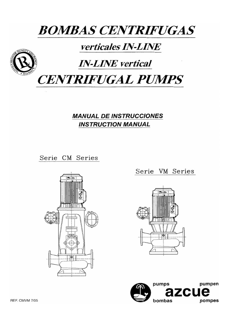 AZCUE - Bombas Centrifugas Verticales | PDF