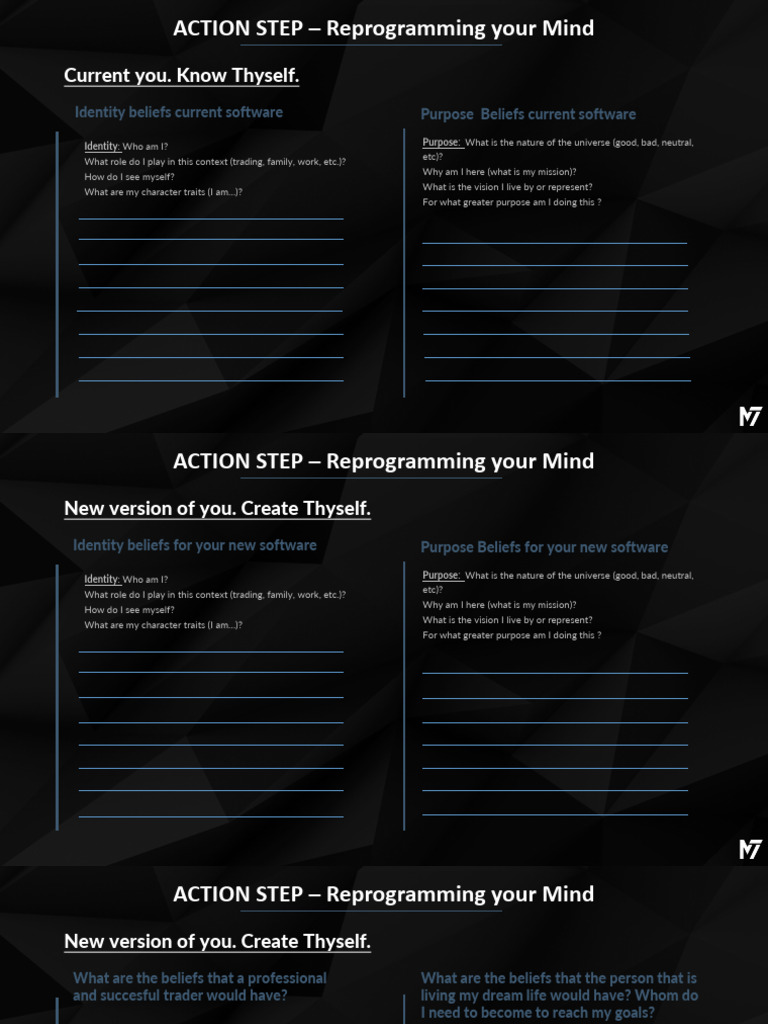 Action Step Printables | Download Free PDF | Psychological Concepts ...