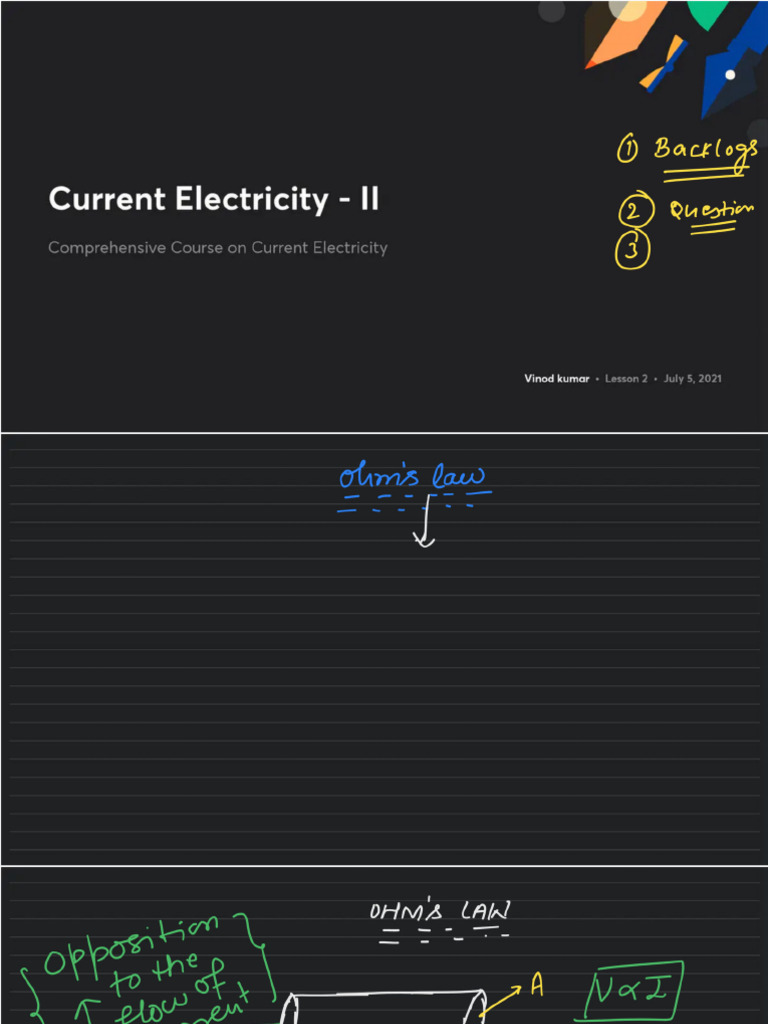 Current Electricity II With Anno | PDF