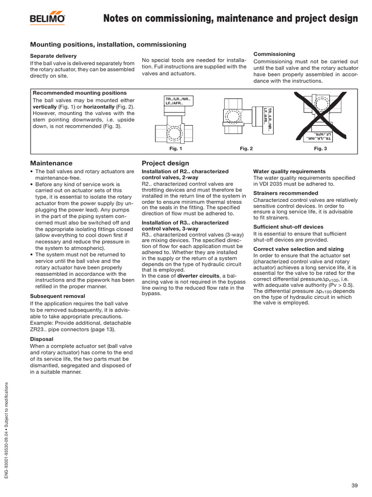 Ball Valve Installation and Maintenance Guide | PDF | Valve | Actuator