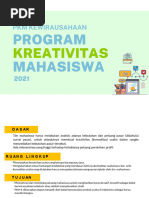 Panduan Proposal PKM Kewirausahaan 2025 | PDF