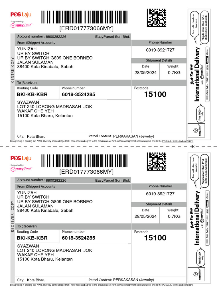 Merged Awb | Download Free PDF | Business Documents