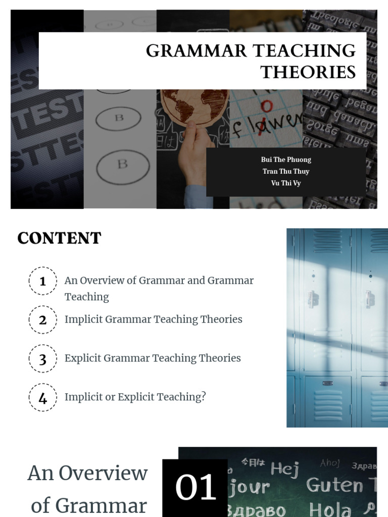TESOL Methodology - Grammar Teaching Theories.pptx | PDF | Grammar ...