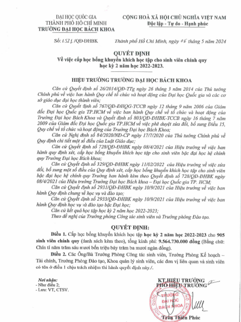 QD HBKK HK222 (He Tieu Chuan) | PDF