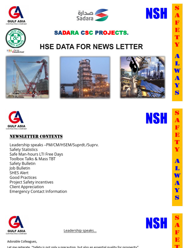 Evid. # 2.3 Newsletter Sadara Project | PDF | Clinical Medicine ...