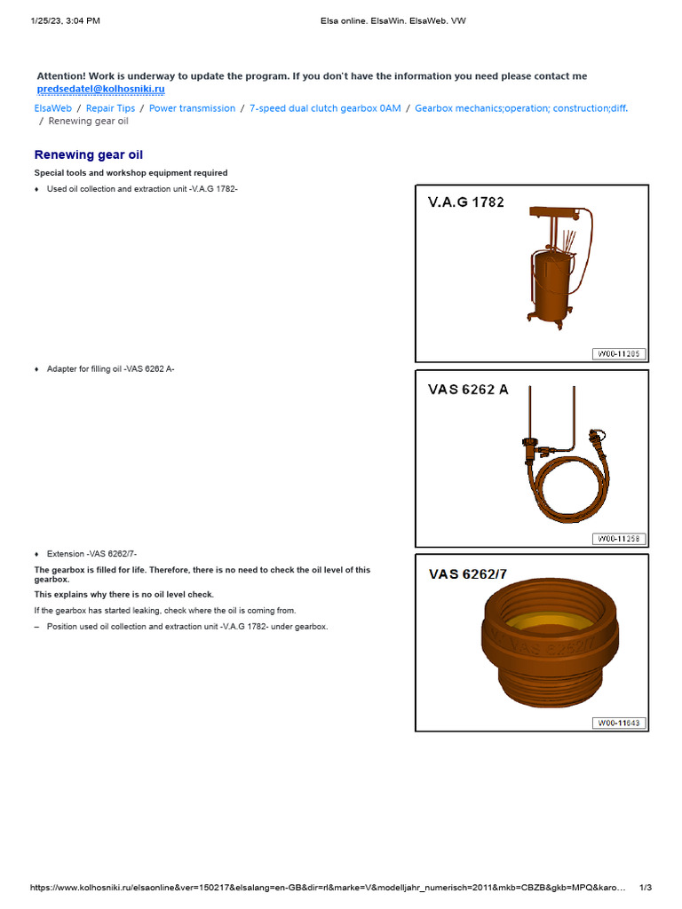 Elsa Online. ElsaWin. ElsaWeb. VW | PDF | Manufactured Goods ...
