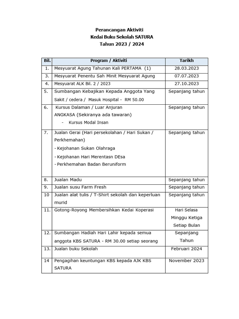 Perancangan KBS 2023 | PDF
