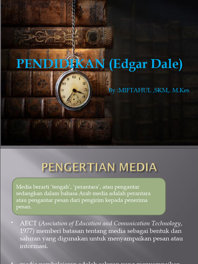 10 .pendidikan edgar dale (media) | PDF
