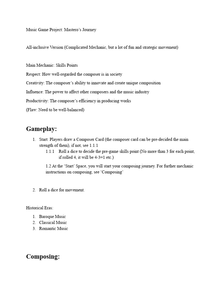 Music Project Instruction | PDF | Johannes Brahms | Pyotr Ilyich ...