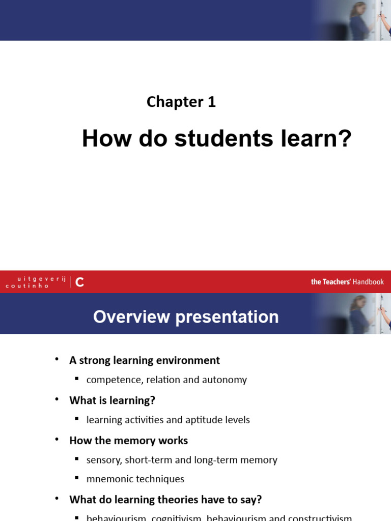 Chapter 1 How Do Students Learn | PDF | Learning | Reinforcement