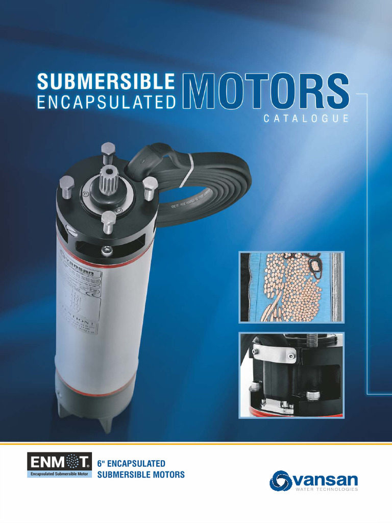 6" Encapsulated Submersible Motors | PDF | Electric Motor | Insulator ...