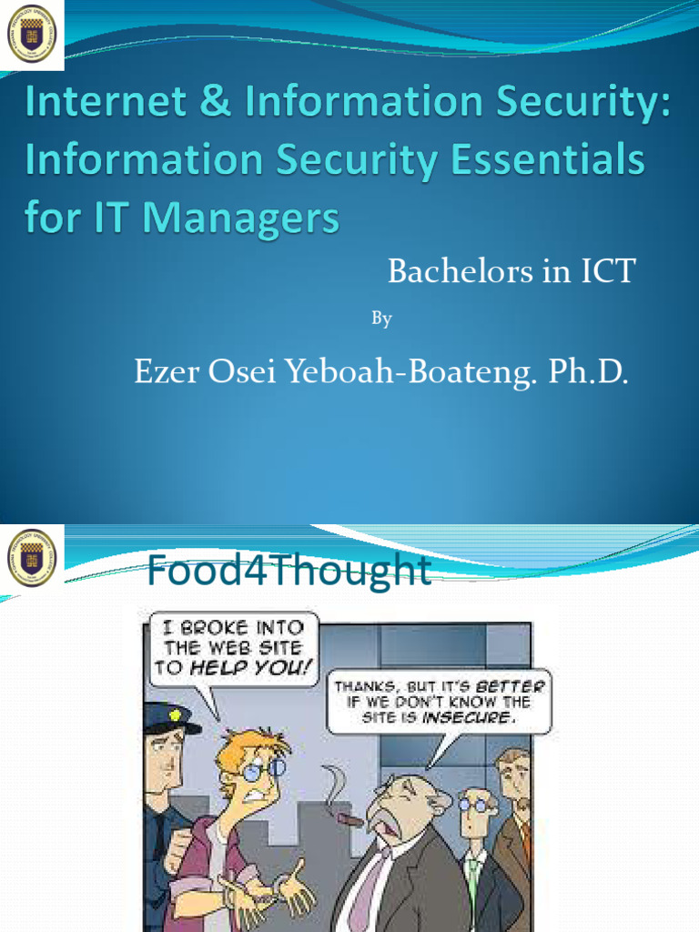 InfoSec Strategies and Essentials Overview | PDF | Information Security ...