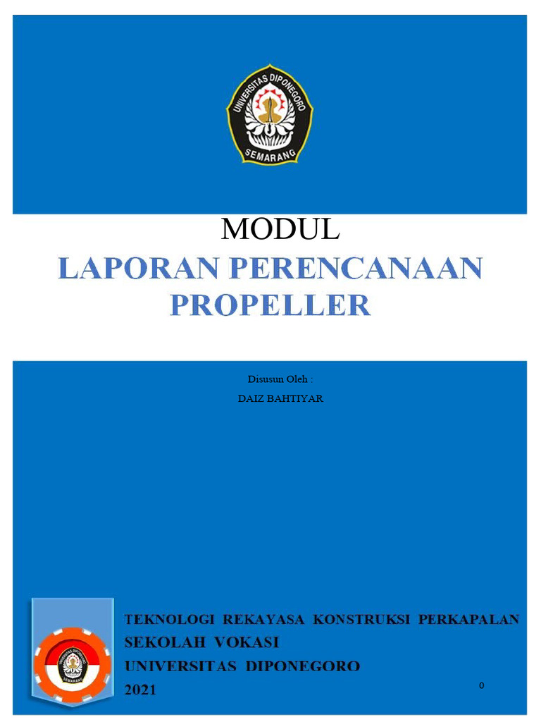 Modul Desain Propeller | PDF | Komputer | Teknologi & Rekayasa