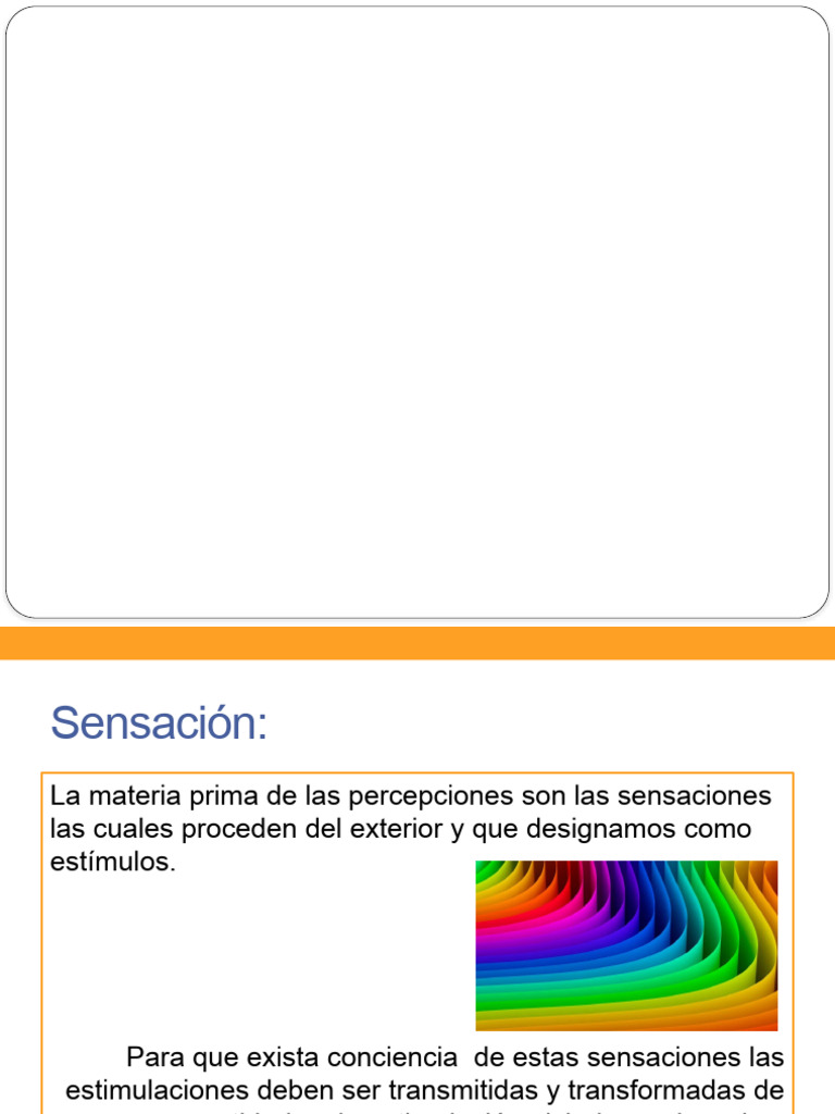Concepto de Percepción | PDF | Percepción | Sentidos