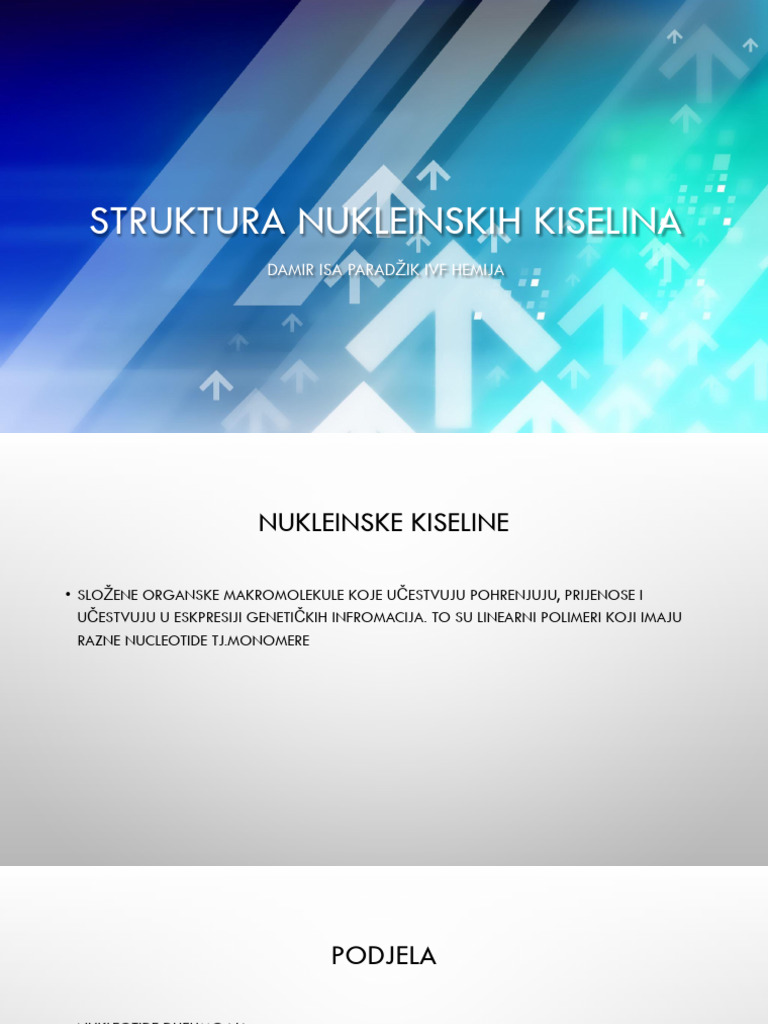 Struktura Nukleinskih Kiselina | PDF