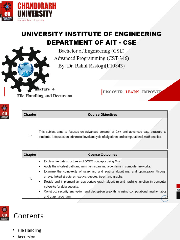 Lecture 4 | PDF | Integer (Computer Science) | Input/Output