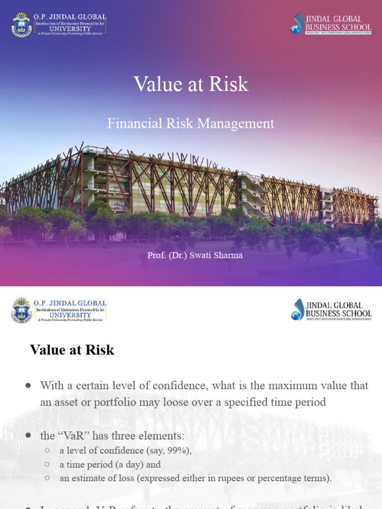 VaR FRM | PDF | Value At Risk | Applied Statistics