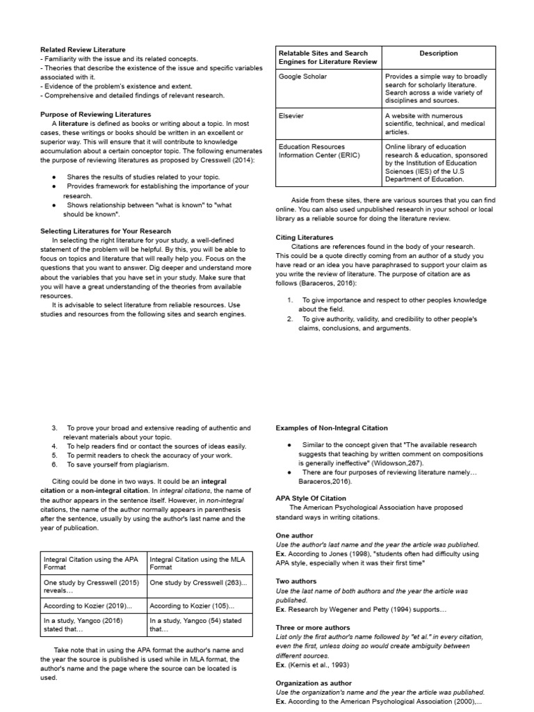 rrl-lesson5 | Download Free PDF | Citation | Knowledge