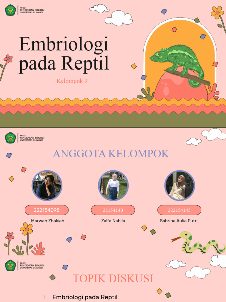 Embriologi dan Reproduksi Reptil | PDF | Sains & Matematika