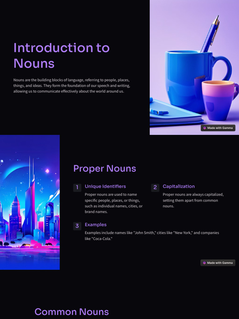 Introduction to Nouns | PDF | Noun | Plural