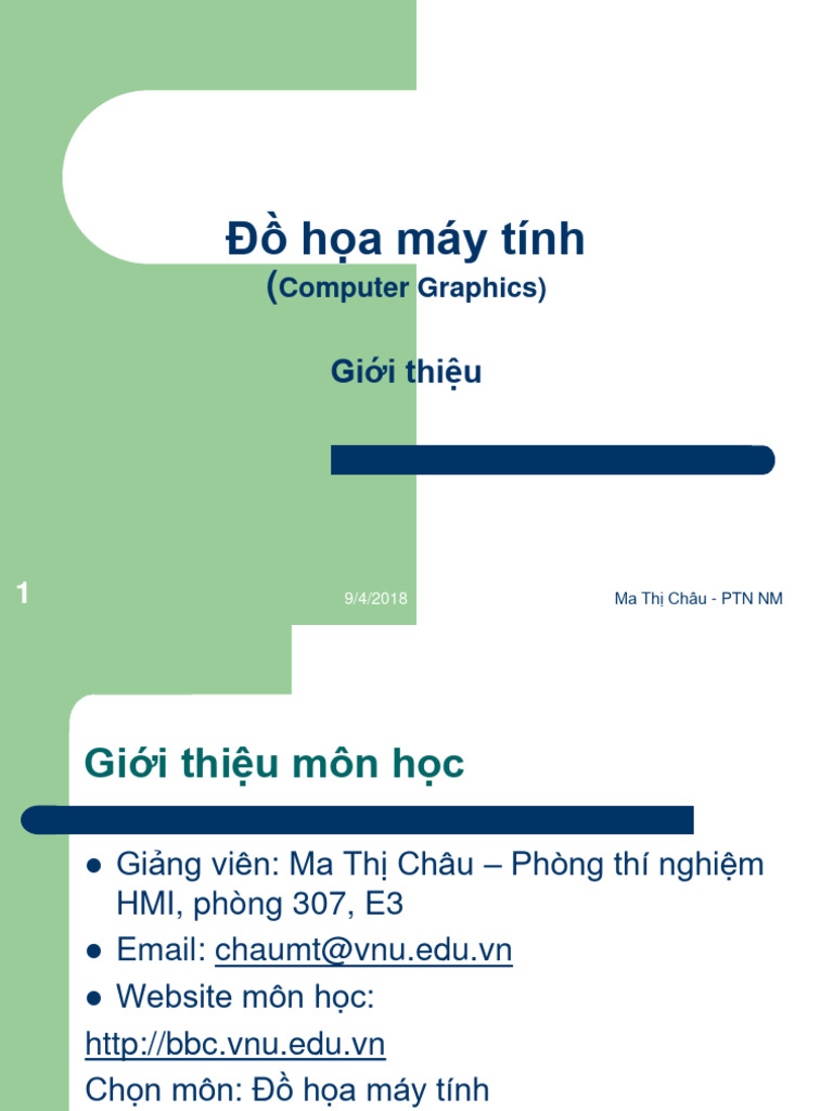 Lect1 (0) GioiThieu | PDF
