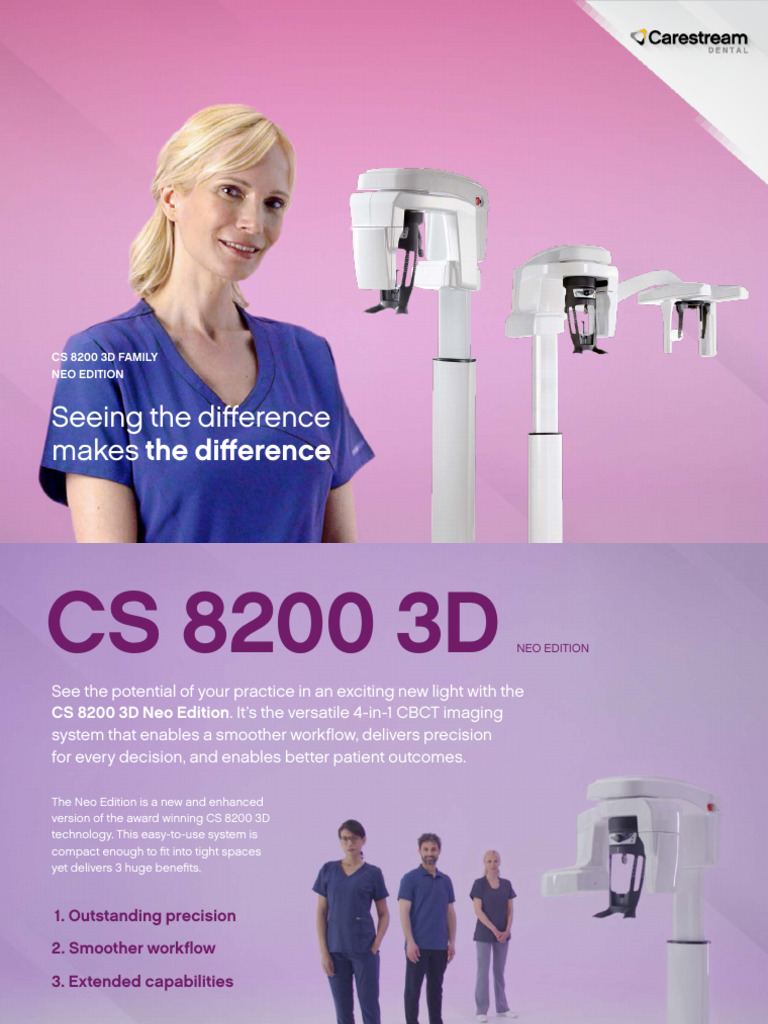 CS 8200 3D Neo Edition Brochure EN | PDF | Dental Implant | Orthodontics