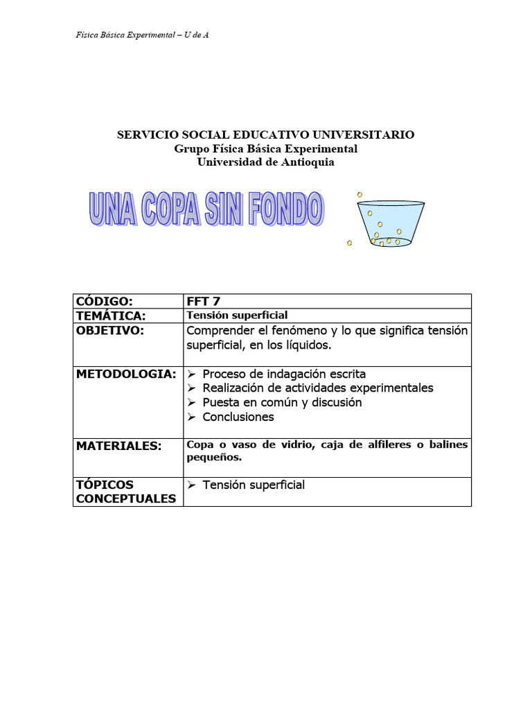 Copa Sin Fondo | PDF