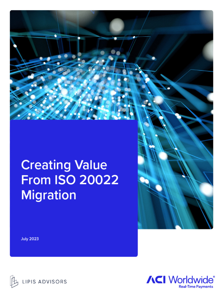 Creating Value From ISO 20022 Migration | PDF | Payment System | Banks