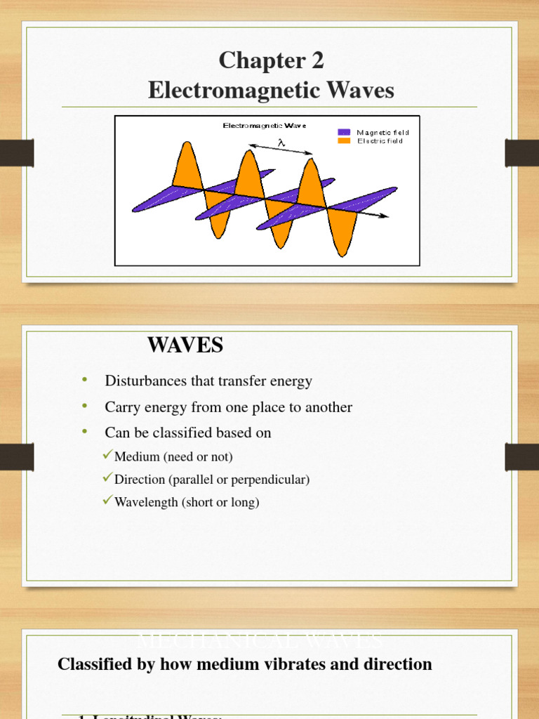 Lecture 2 Electromagnetic Waves | PDF | Waves | Frequency