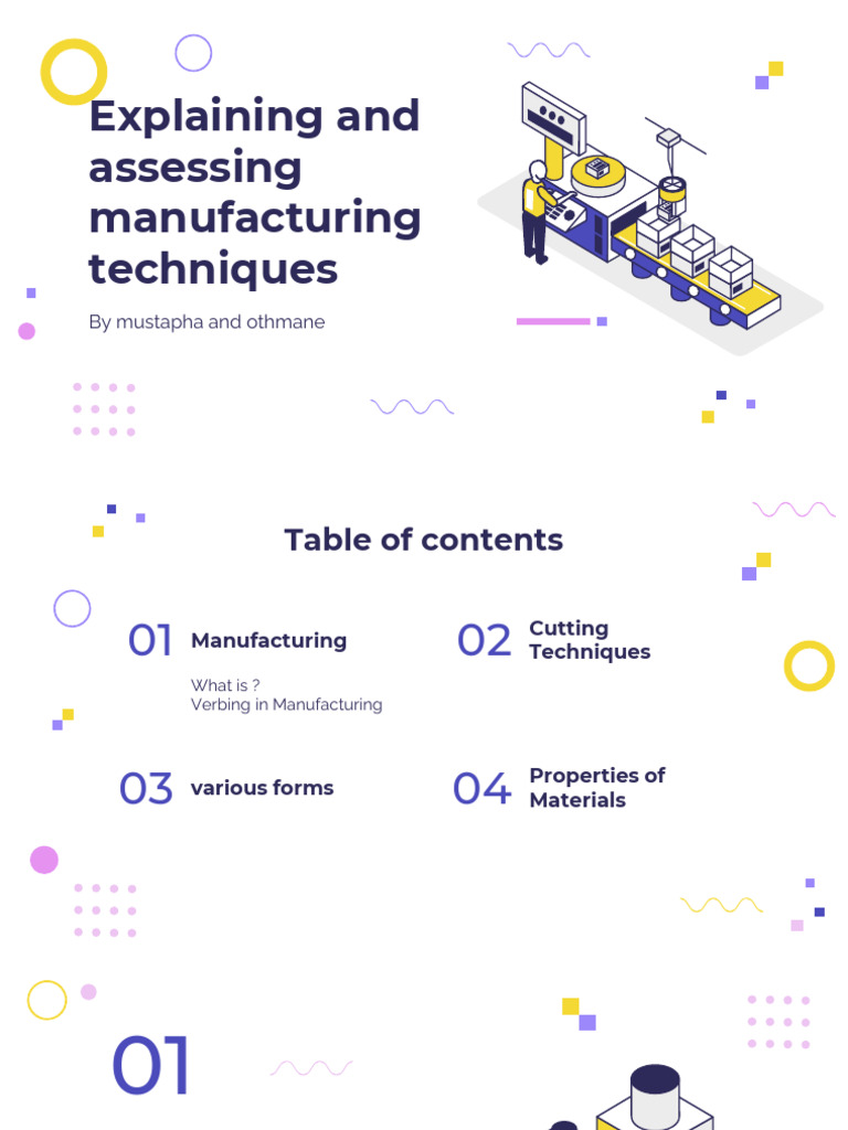 Explaining and Assessing Manufacturing Techniques | PDF | Grinding (Abrasive Cutting ...