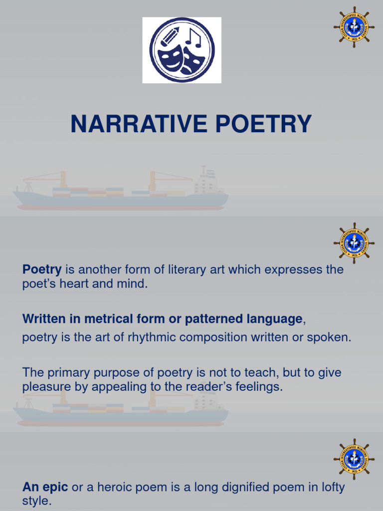 Narrative Poetry and Elements of Poetry | PDF | Poetry | Epic Poetry